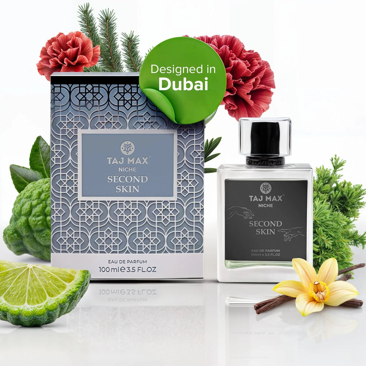 Second Skin Taj Max Niche Unisex Perfume/Cologne For Men & Women Eau d ...