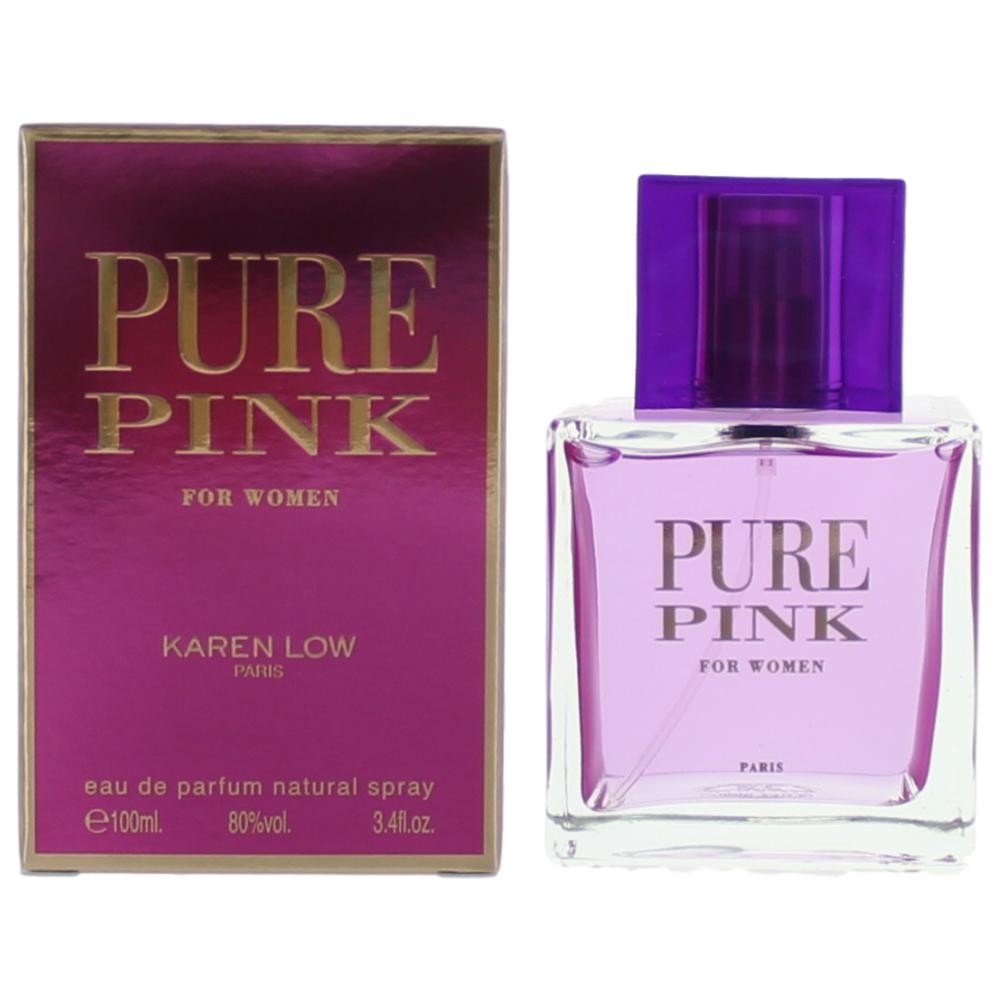 Karen Low Pure Pink Perfume/Cologne For Women Eau De Parfum 3.4 Oz Edp ...